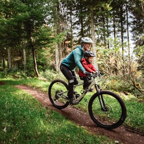 Kids Ride SHOTGUN - Original - MTB Bike Seat and Handlebar Combo - Front Mounted Child Bike Seat - Frame Mounted - Kids 2-5 Years. Original Design.