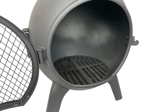 The Blue Rooster Chiminea and Fire Pit Grate - 2 Piece - 12"