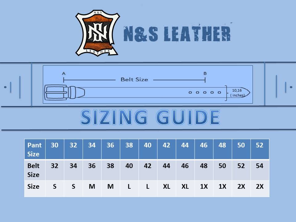 N&S LEATHER Belts for Men, Mens Leather Belt - Big and Tall Casual Belts for Men - Nickel Free Solid Work Leather Belts (Black, 48)