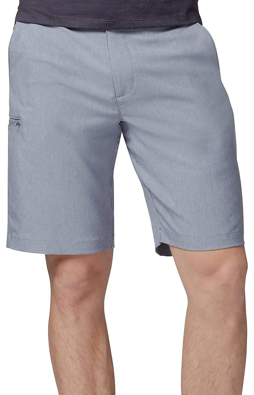 Lee Men's Tri-Flex Flat Front Short, Deep Blue Heather, 42