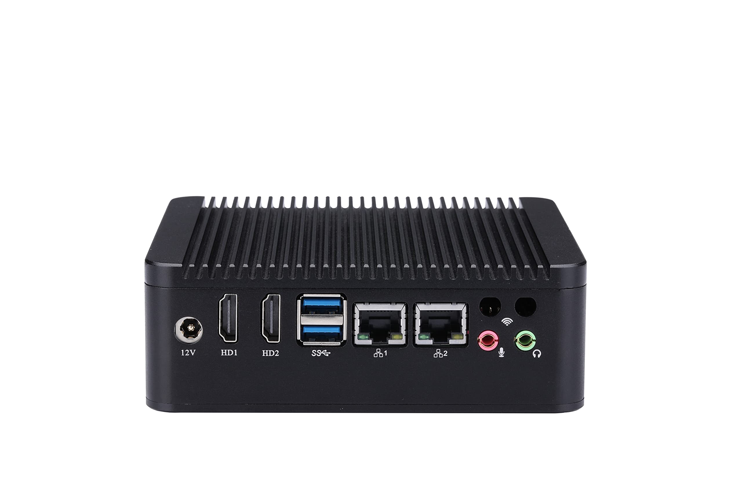 Qotom Q555S Computer Barebone Core i5-7200U,2 LAN Desktop Router Mini PC