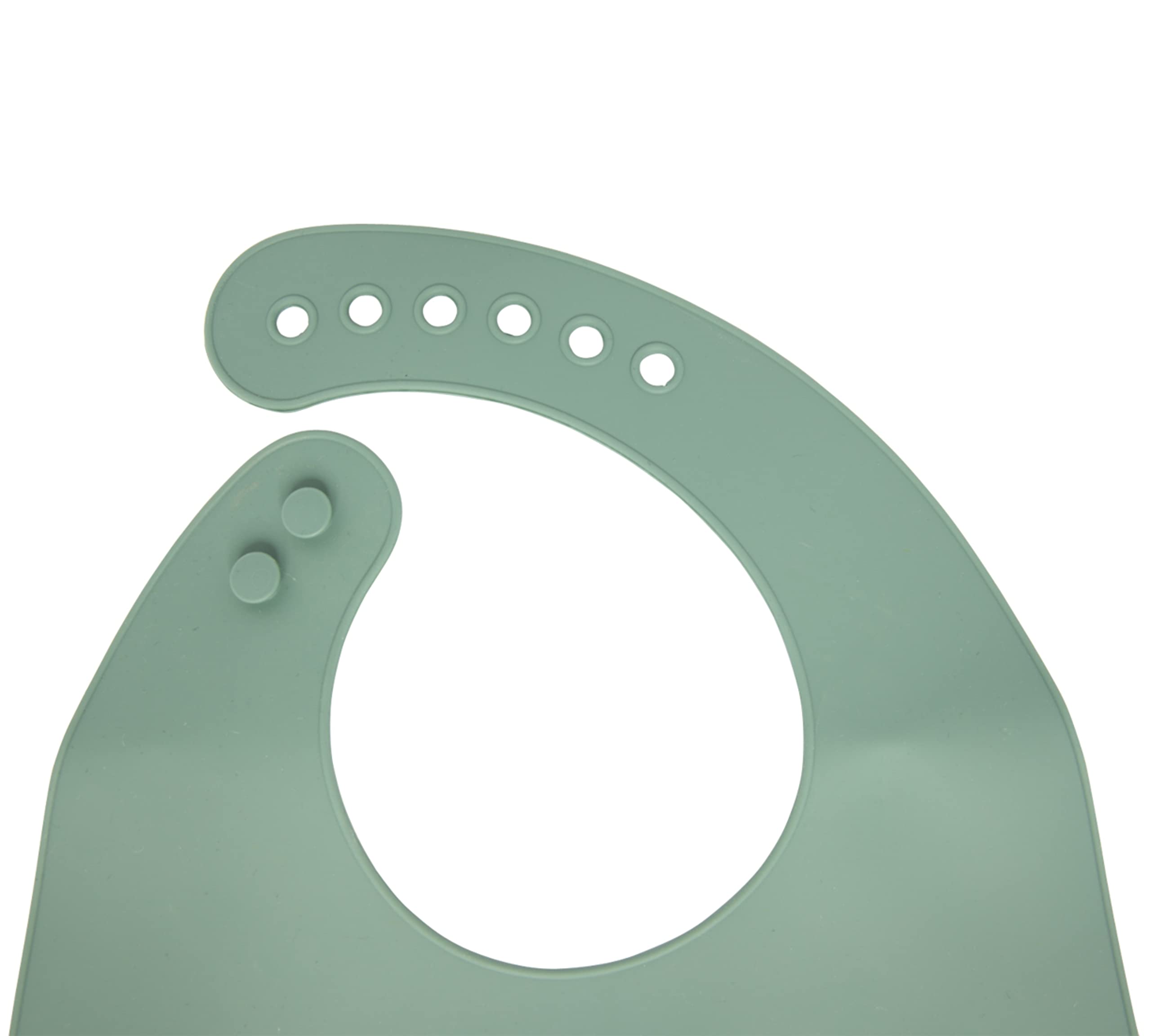 Lila & Jack's Baby Feeding Set, BPA Free, Food Grade Silicone Dinner Plate and Cutlery Set, Learn to Eat on Your Own, Set Includes Spork, Spoon, Bib and Plate (Green), (AT1747)
