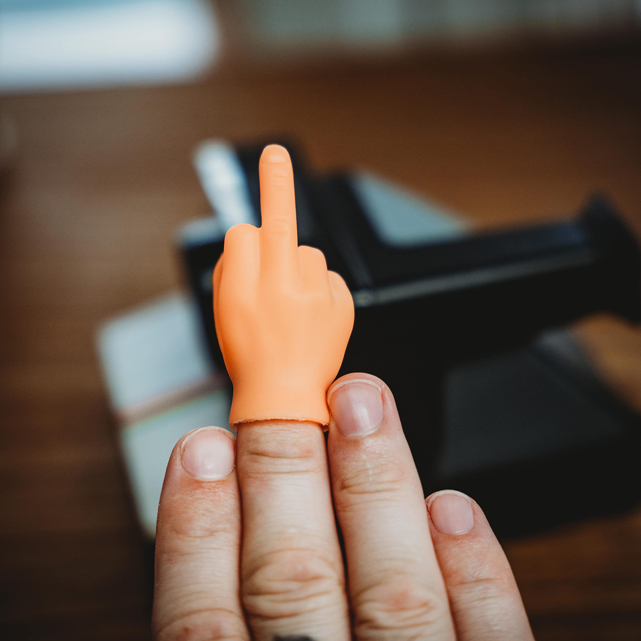 NPW Tiny Hands Middle Finger Little Hands, Set of 24, Plastic Mini Hands Novelty Prank Gag Gift for Adults, April Fools Pranks