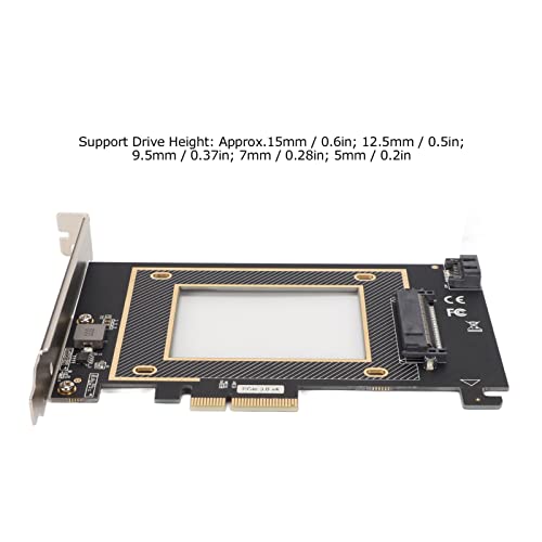 PCIe SSD Card U.2 System Speed Adapter for Laptop Compact PCIe to 2.5 Inch NVMe SSD