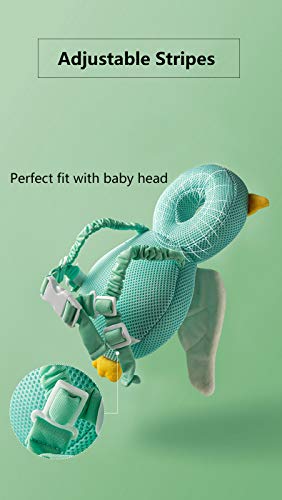 JunNeng Toddler Baby Head Safety Protector Pads,Mesh Head Adjuastable Cushion Dinosaur