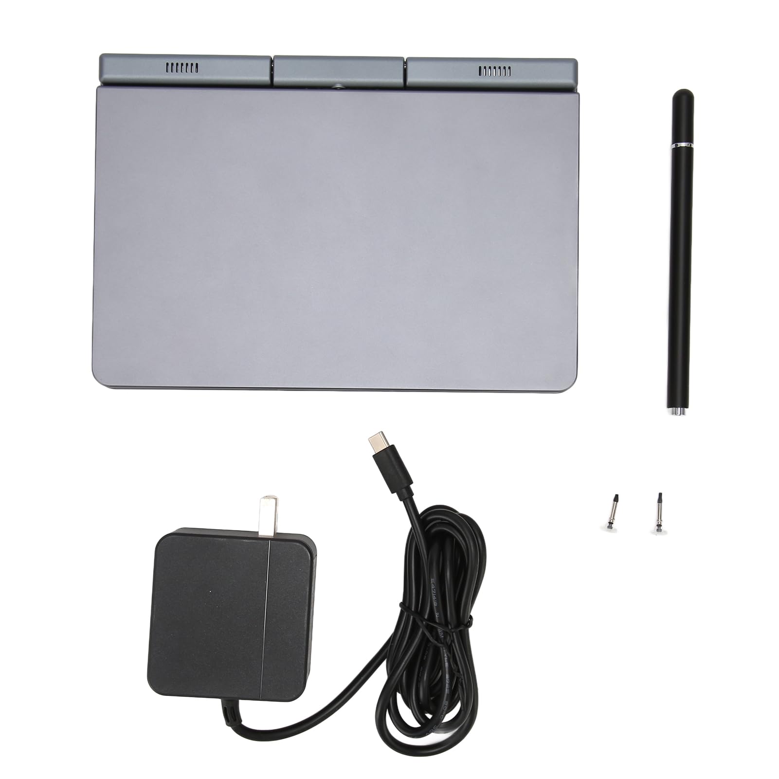 KUIDAMOS Foldable Mini Laptop, LPDDR5 12GB RAM Touch Screen Portable 8 Inch Laptop PC for Drawing (12GB+512GB US Plug)