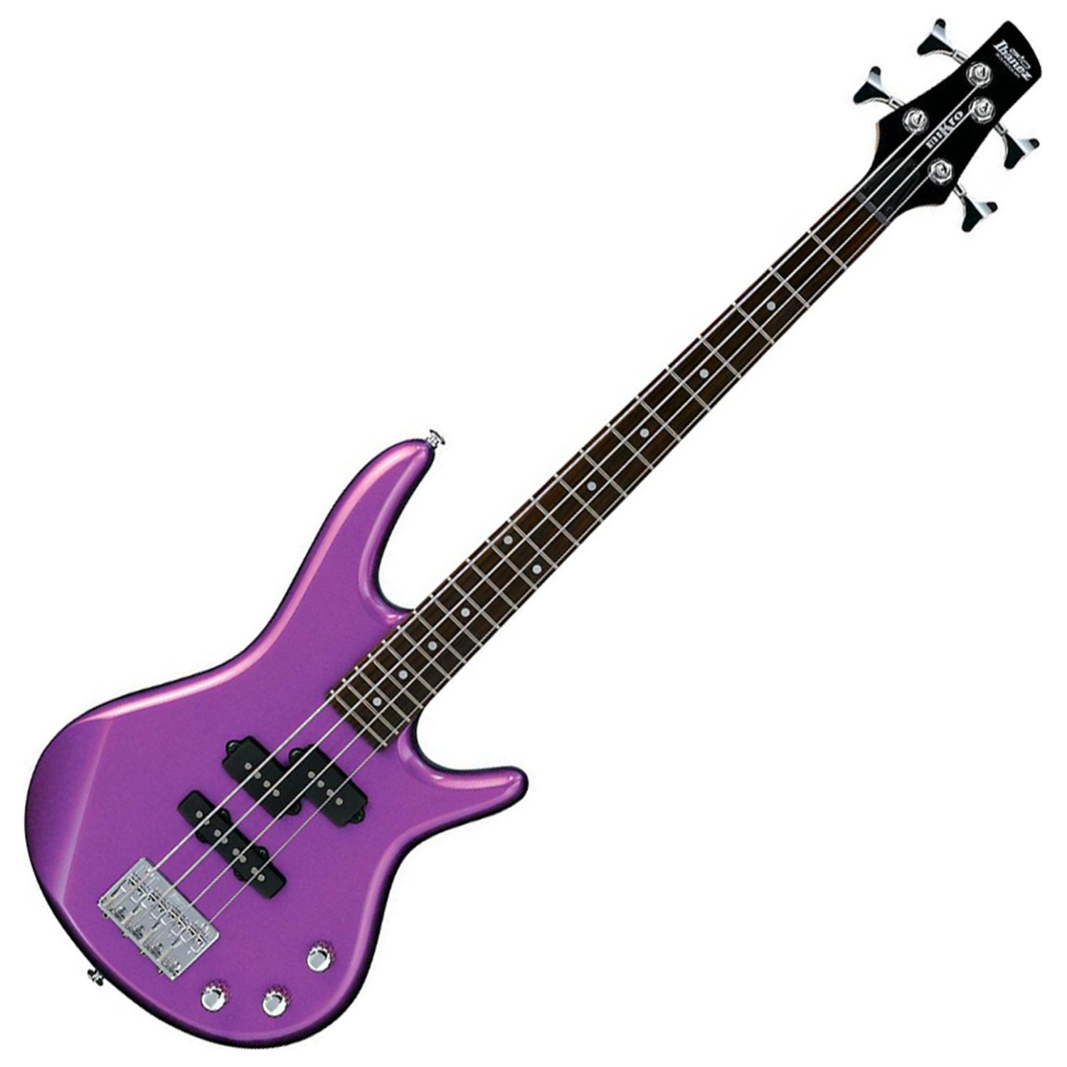 Ibanez GIO GSRM20MPL Metallic Purple 28.6" Scale 4 String Bass Guitar w/ Tuner