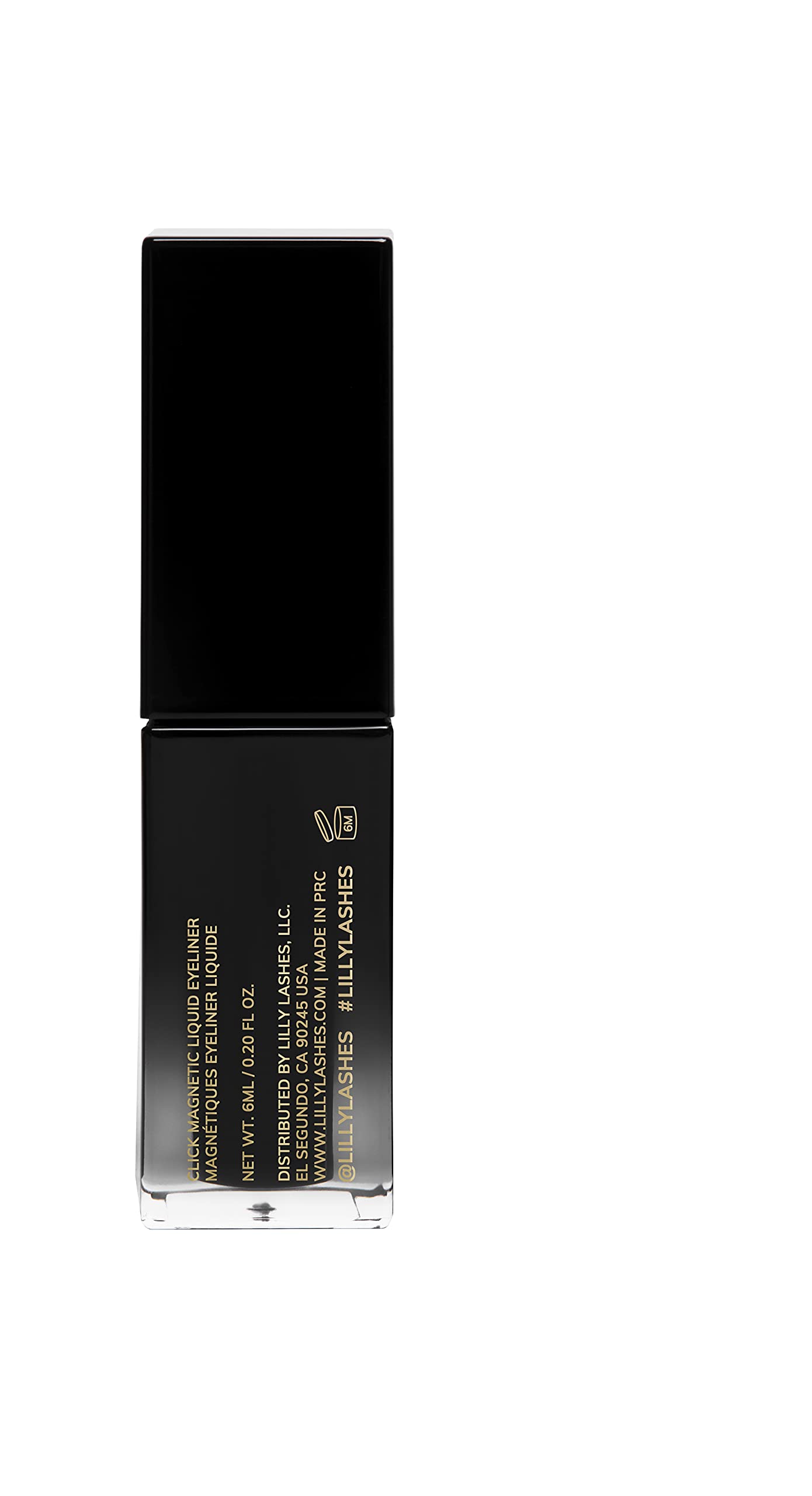 Lilly Lashes Click Magnetic Liquid Eyeliner - Eyelash Glue for Magnetic Eyelashes - Easy to Apply Waterproof Eyeliner Lash Glue for Fake Eyelashes - Black Magnetic Eyeliner to use with Magnetic Lashes