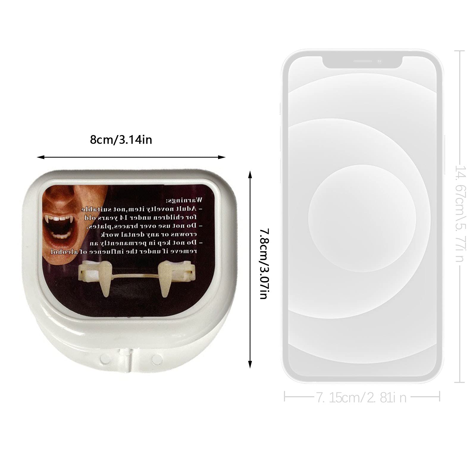 Straight Teeth Aligners Halloween Horrifying Teeth Retractable Beauty Tools Temporary Dentures You Make Yourself