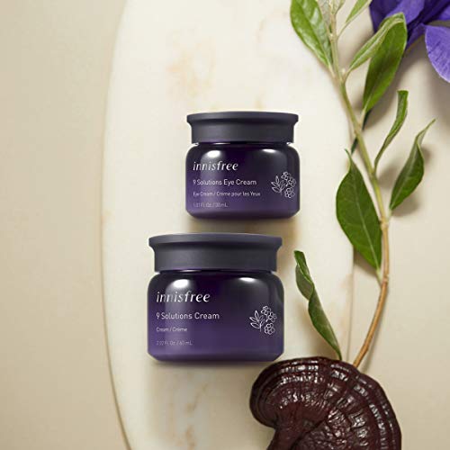 innisfree 9 Solutions Cream Anti-Aging Hydrating Face Moisturizer, Perfect 9, 2.03 Fl Oz (Packmof 1