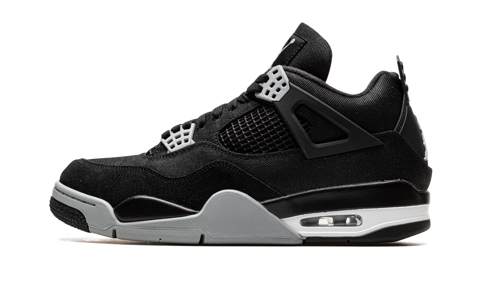Jordan Mens Air 4 DH7138 006 Black Canvas - Size 4