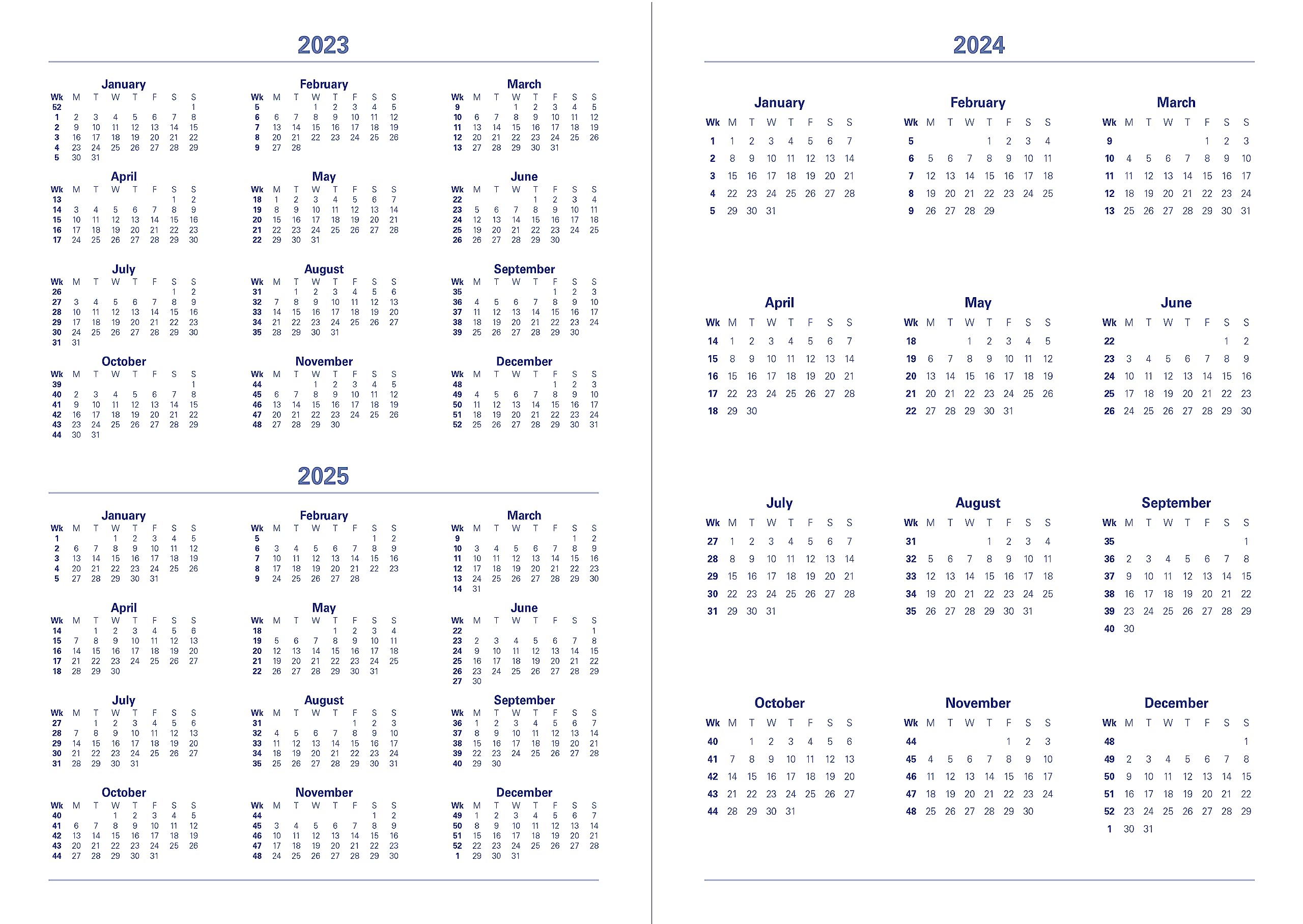 Letts Memo Slim week to view 2024 diary - red