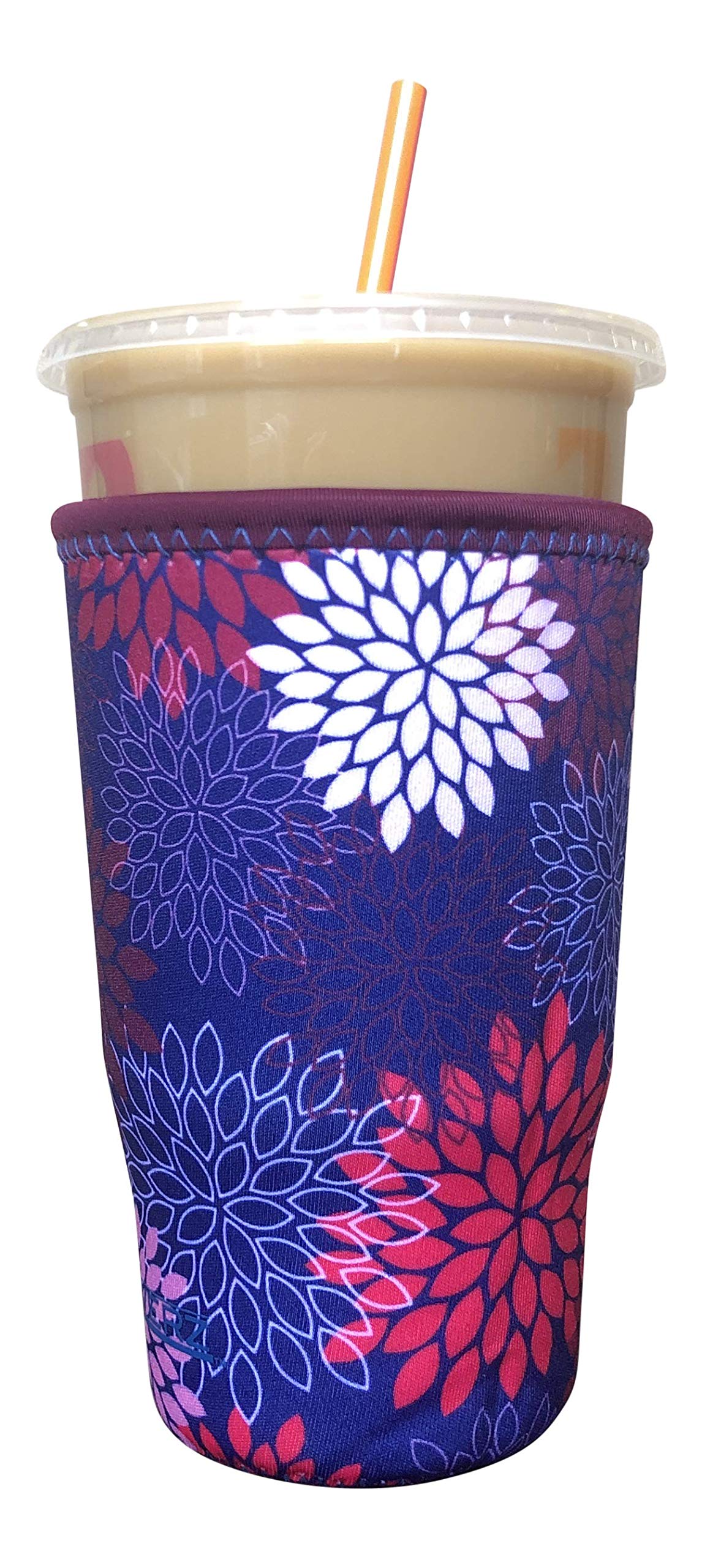 Koverz Neoprene Iced Coffee Sleeve - Large Midnight Mums