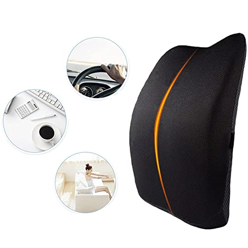KIFRAL Neck Pillow Lumbar Support Back Cushion,Back Pillow for Office Chair and Car Seat,Ergonomic Pillow Memory Foam Orthopedic Backrest for Couch