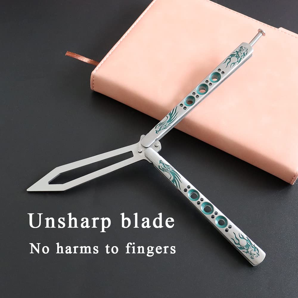MANCROZ Folding Stainless Steel Trainer Tool,Swing Rotation Training Tool,Symmetric Parallel Stability,100% Safe Strong and Durable(green)