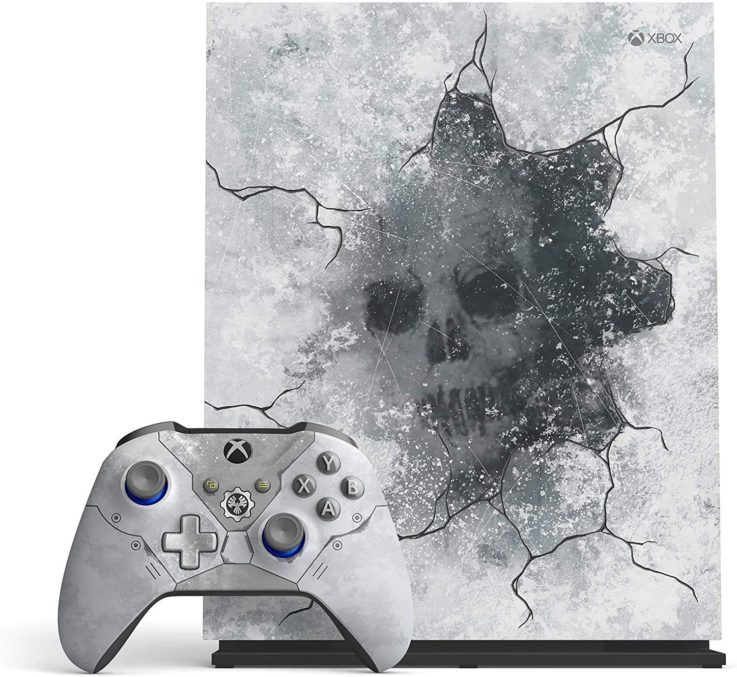 Microsoft Xbox One X 1TB Console - Gears 5 Arctic Blue Limited Edition (Games Not Included) (Renewed)