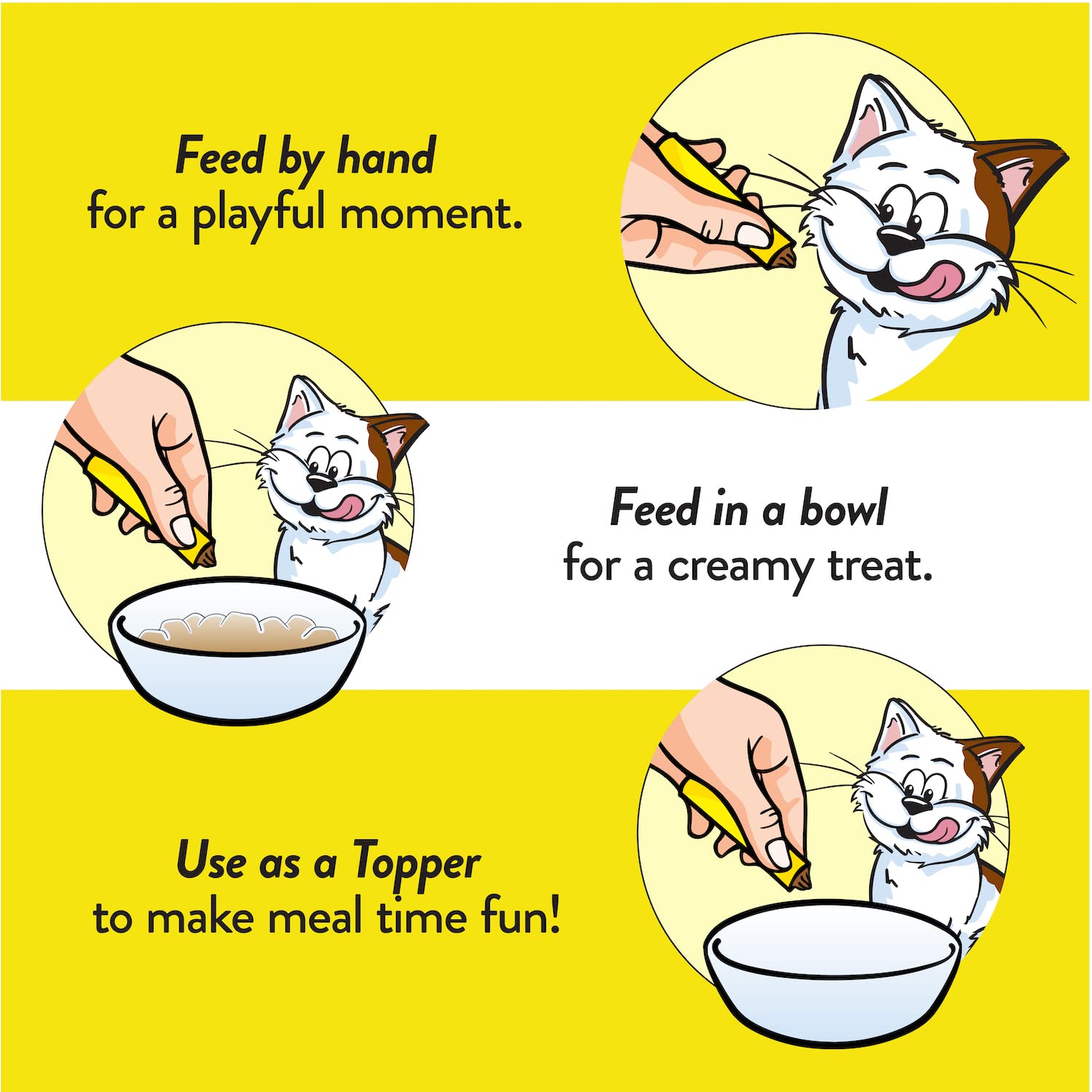 Temptations Creamy Puree with Chicken and Salmon Variety Pack of Lickable, Squeezable Cat Treats, 0.42 Oz Pouches, 16 Count