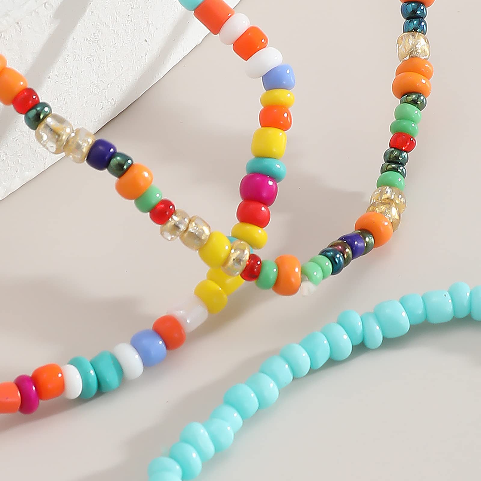 MUAYOUAUM Bracelets C45 for Women Girls Beads Colorful