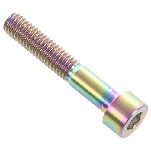 OWLEEN 1-1/8 inch Carbon Fiber Cycling Headset Titanium Bolt Road Mountain Bike Headset Cap +M6X35 Titanium Bolt