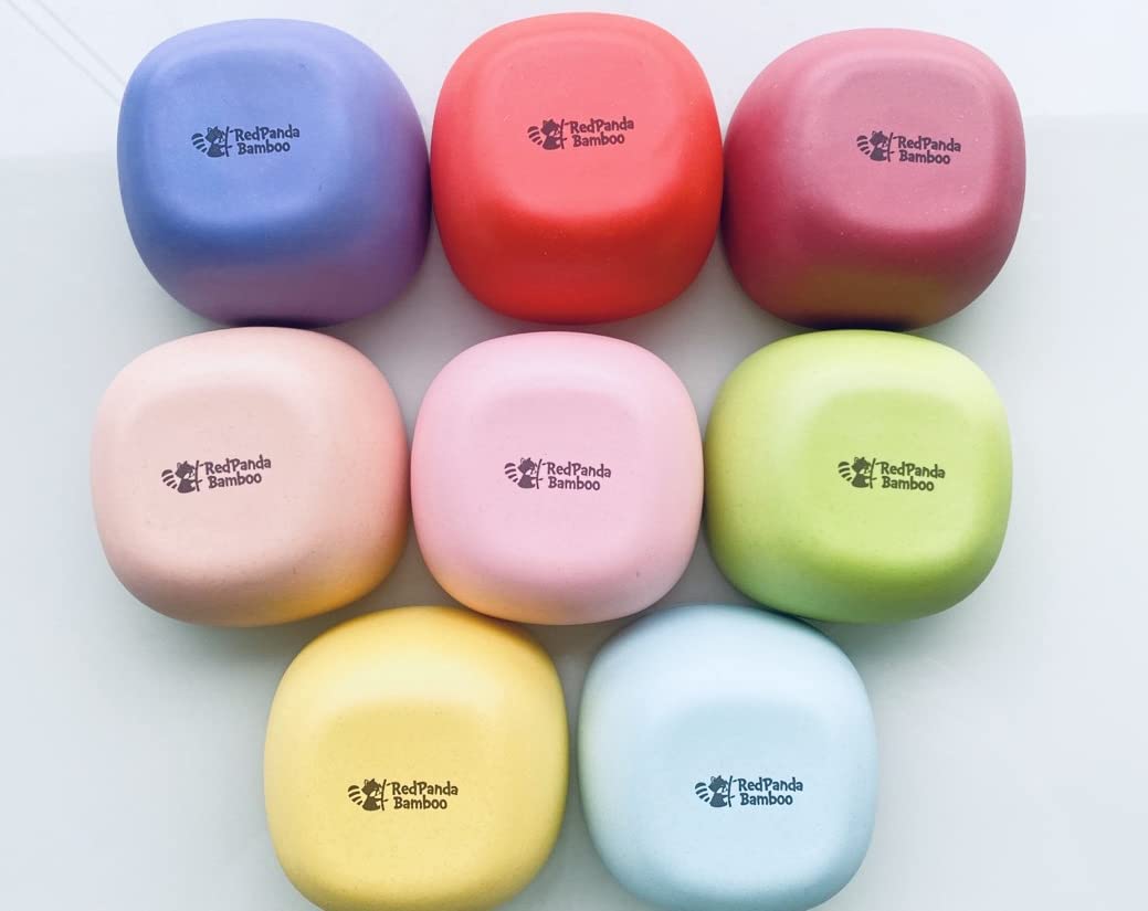 Mini bowls 8 piece set bamboo fiber snack bowls dipping sauces dessert bowls small bowls tiny bowl set