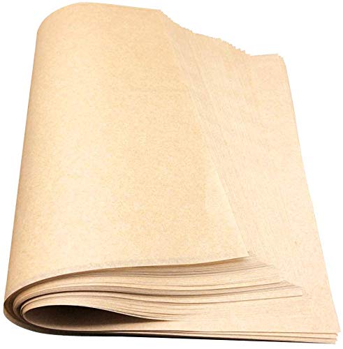 Natural Parchment Paper Unbleached Pan Liner - 13" X 18", 100 Pack | Worthy Liners Non-Stick Precut Baking Parchment, Perfect for baking cookies and cakes