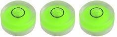 Three 18mm Circular Bubble Spirit Level 8.6mm Thick Use with Tripod Etc. New