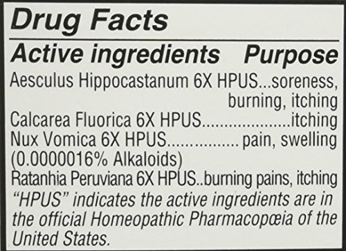Hyland’s Hemmoroid Treatment, Natural Hemorrhoid Relief of Hemroid Itching and Hemerroid Burning from Hemorrhoids, 100 Quick Dissolving Tablets