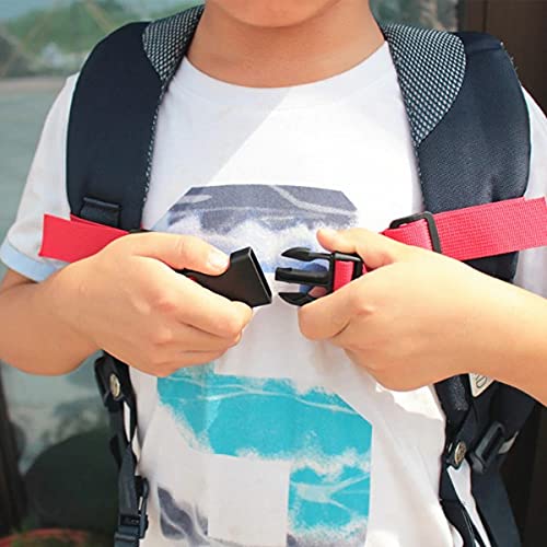 Macho River Collection *MRC* Children, Teen, Adult Adjustable Backpack Chest Strap (Turquoise/Black)