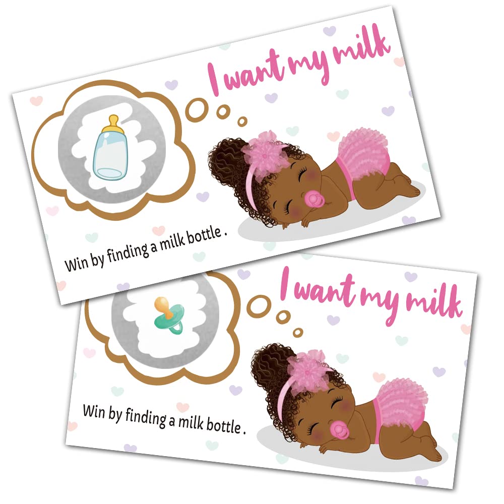 REWIDPARTY Baby Shower Scratch Off Party Game Cardsļ¼32 PCSļ¼ Activity for Bridal Baby Shower Festive Raffle Tickets Sleeping Baby Scratch Off Cards Christmas Thanksgiving Holiday Games Supplies ļ¼Girlļ¼