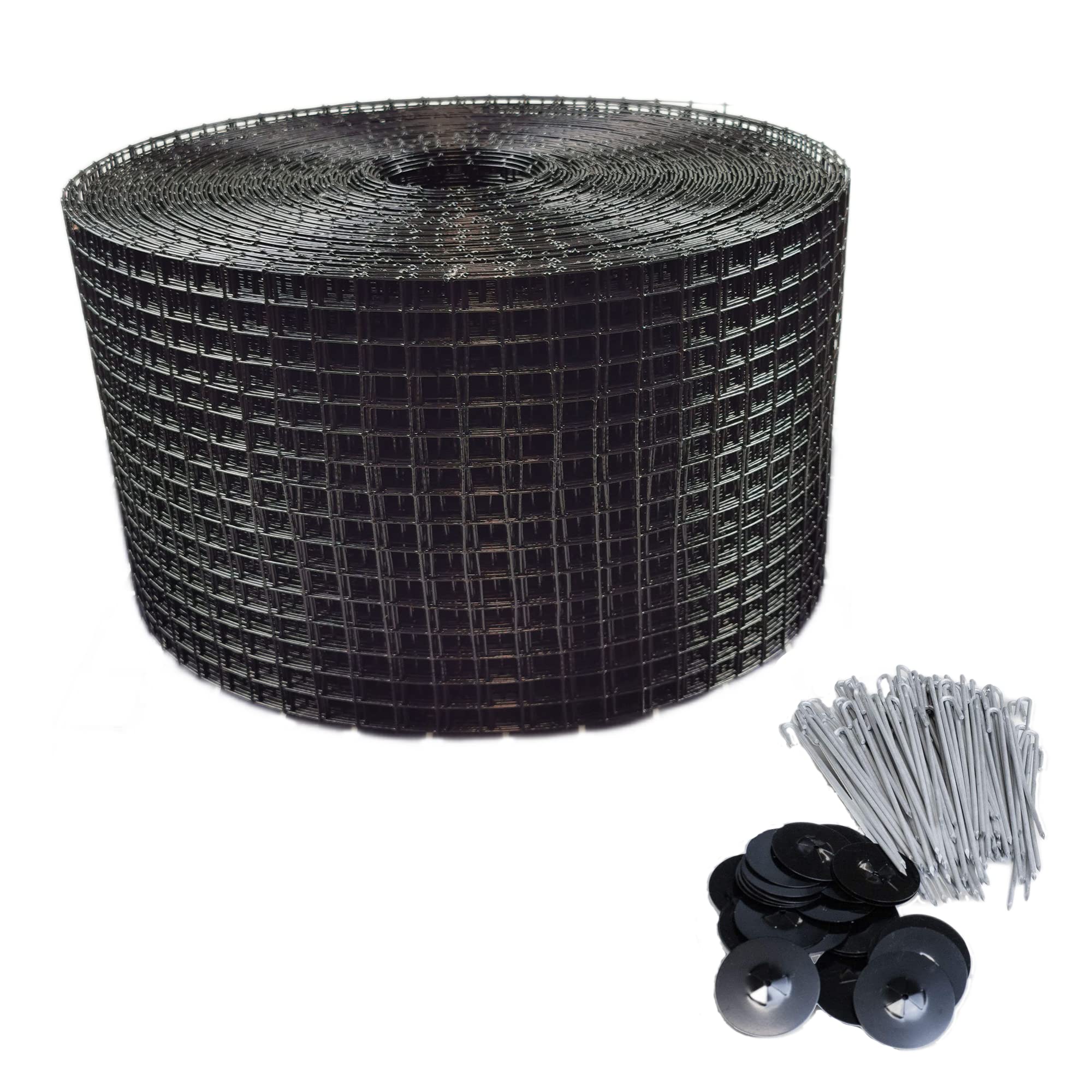 MachZ Solar Panel Guard 8" x 100' Wire Mesh with 100 Fastener Clip