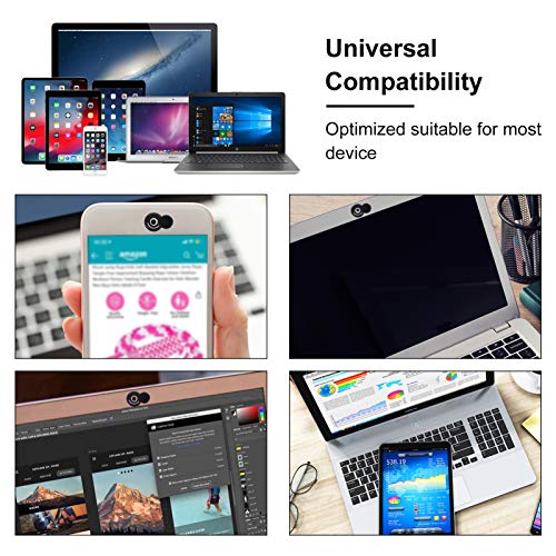 SOLUSTRE Tableta 3pcs Smartphone Universal Protects Phone Cap, Camera Thin Black Computer Peeping Mini Laptop Anti Covers Camera, Webcam Tablet Ultra Anti- Your Notebook Computer Tablet