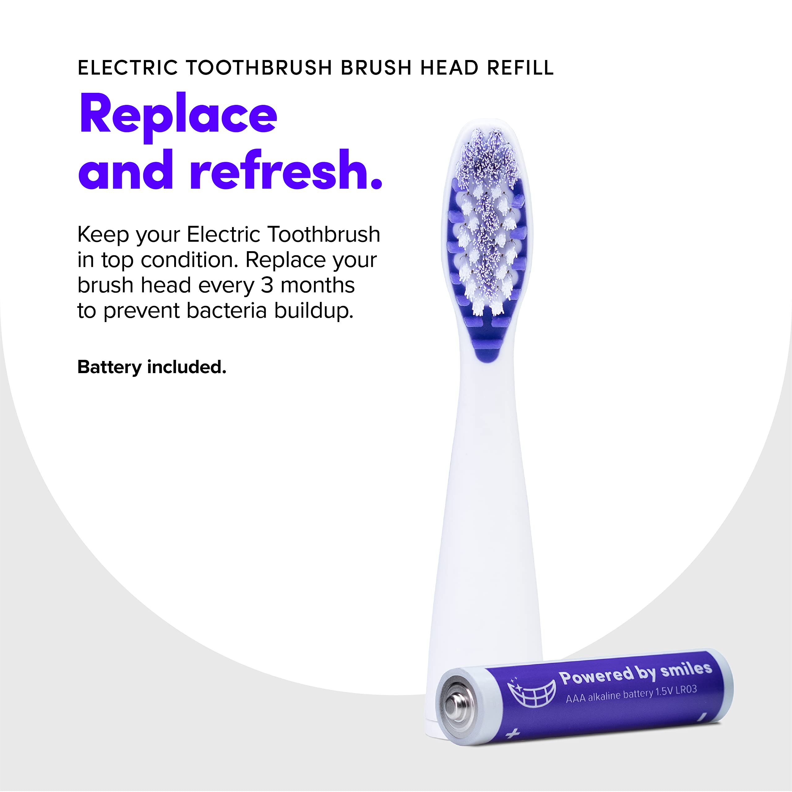 SmileDirectClub Aligner Essentials - Aligner Case, Electric Toothbrush Club Edition, 1 Replacement Brush Head