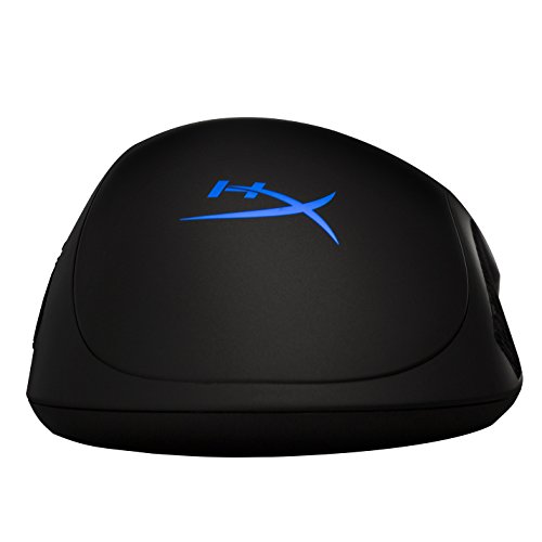HyperX Pulsefire FPS Pro - Gaming Mouse, Software Controlled RGB Light Effects & Macro Customization, Pixart 3389 Sensor Up to 16,000 DPI, 6 Programmable Buttons, Mouse Weight 95g,Black