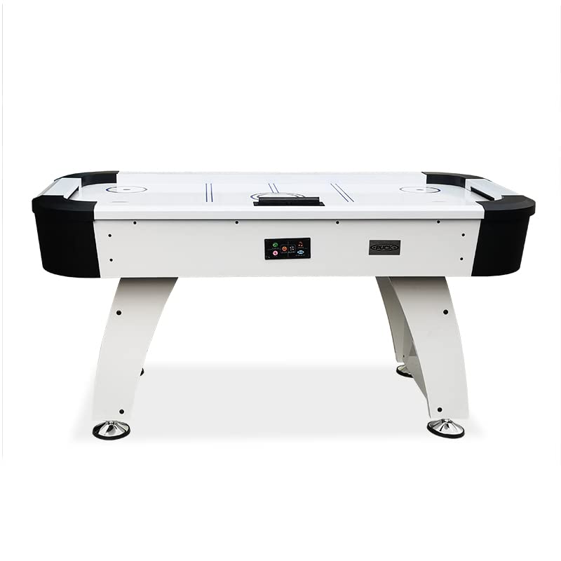 Puck Pegasus 5.5-Foot Air Hockey Table (White) - Compact Size, Durable Build, Ideal for Home Entertainment and All Skill Levels