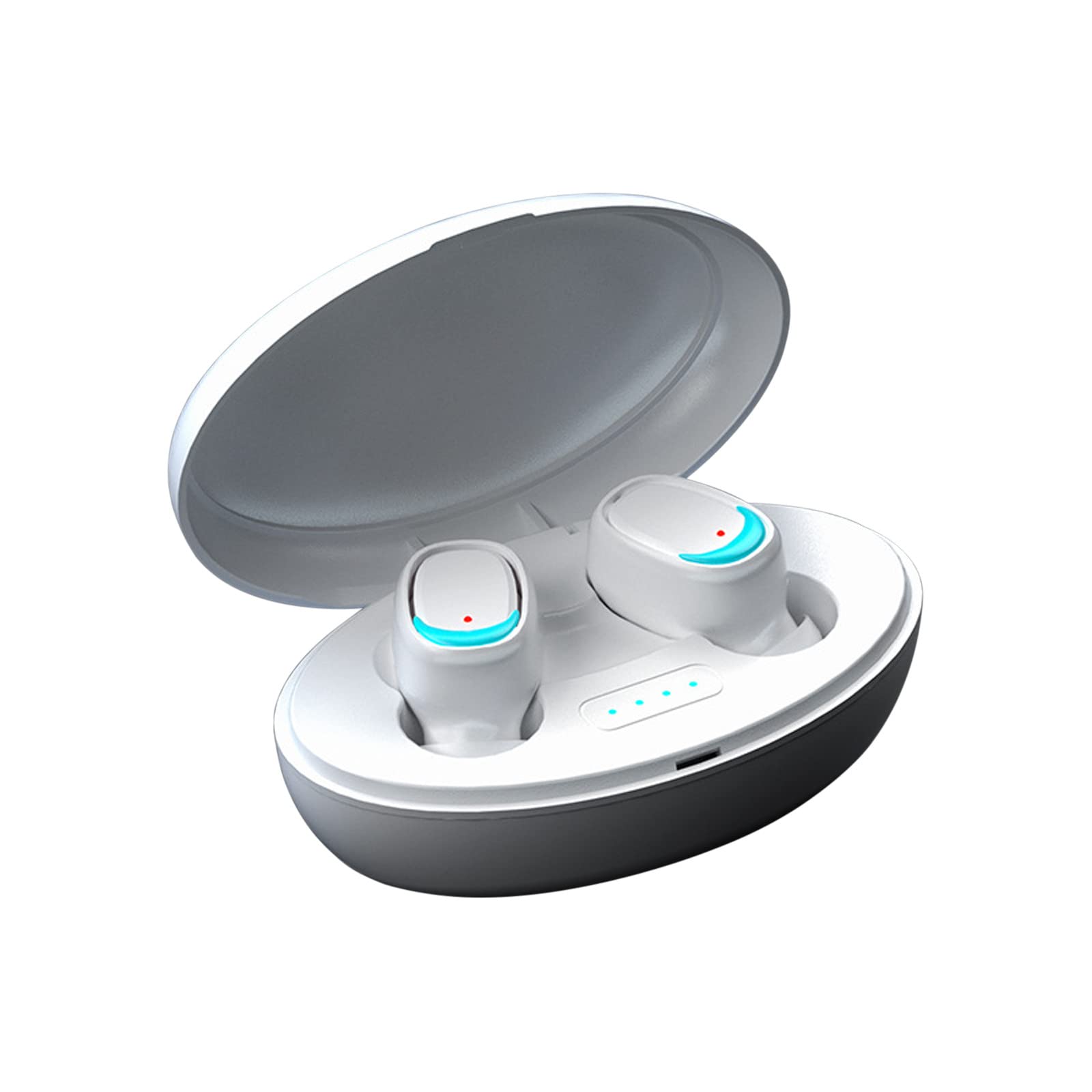 Hot6sl Wireless Earbuds for iPhone, Ear Buds Wireless Bluetooth Earbuds 5.2 with Charging Case, Earbuds Waterproof IPX5 Deep Bass Sound Earphones in-Ear Stereo Headphones for Android #
