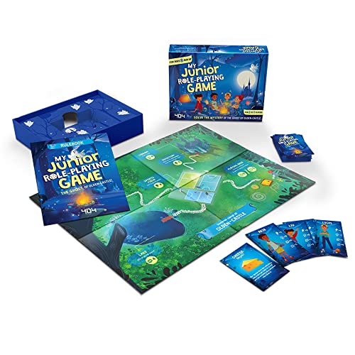 My Junior Roleplaying Game | Junior Tabletop RPG | Dice Rolling Adventure Game | Fun Family Game for Kids and Adults | Ages 8+ | 2-5 Players | Average Playtime 45 Minutes | Made by 404 On Board