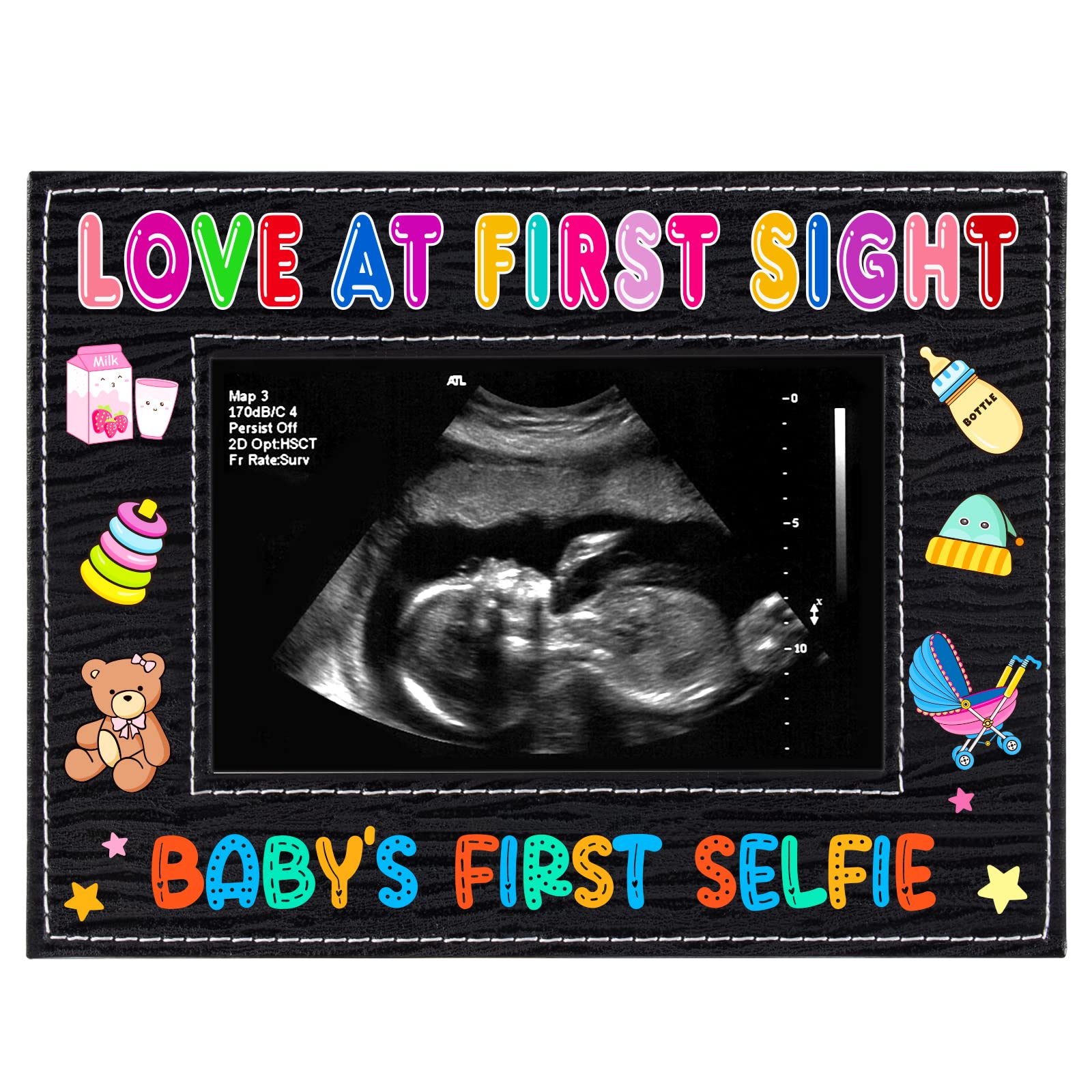 SICOHOME Baby Sonogram Picture Frame,Ultrasound Picture Frames Gift for Grandparents Mom To Be,New Mom Gifts for Women,Pregnancy Announcement Gift for Grandparents Father Mom to Be,Gender Reveal Gift