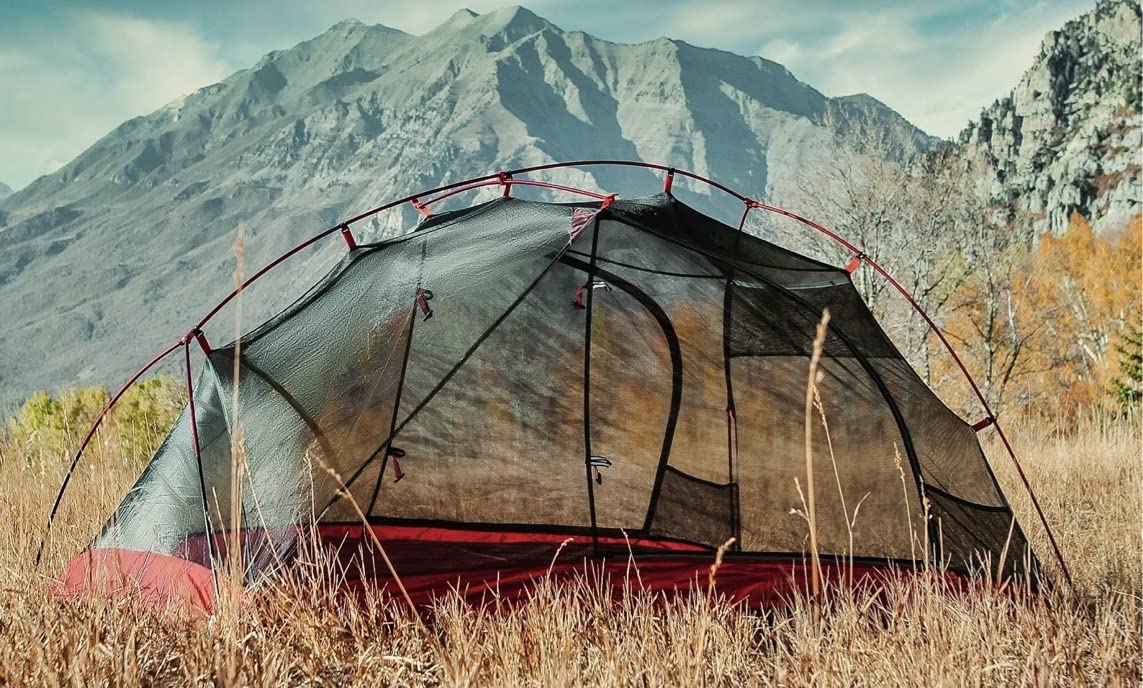 Near-Zero 2 Person Ultra-Lightweight Tent, 2P Footprint Ground Tarp, Ultralight Sleeping Pad, Ultra lightweight camping pillow