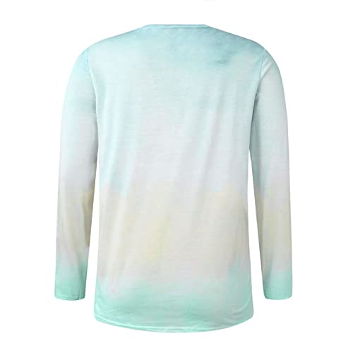 Lmzaren Women Fashion Comfortable Tops Padded Fall and Winter Crew Neck Pullover Long Sleeve Loose Sweatshirt Sweatwear