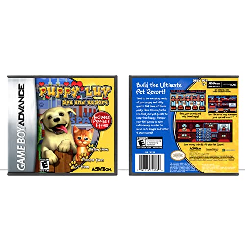 Puppy Luv Spa and Resort | (GBA) Game Boy Advance - Game Case Only - No Game