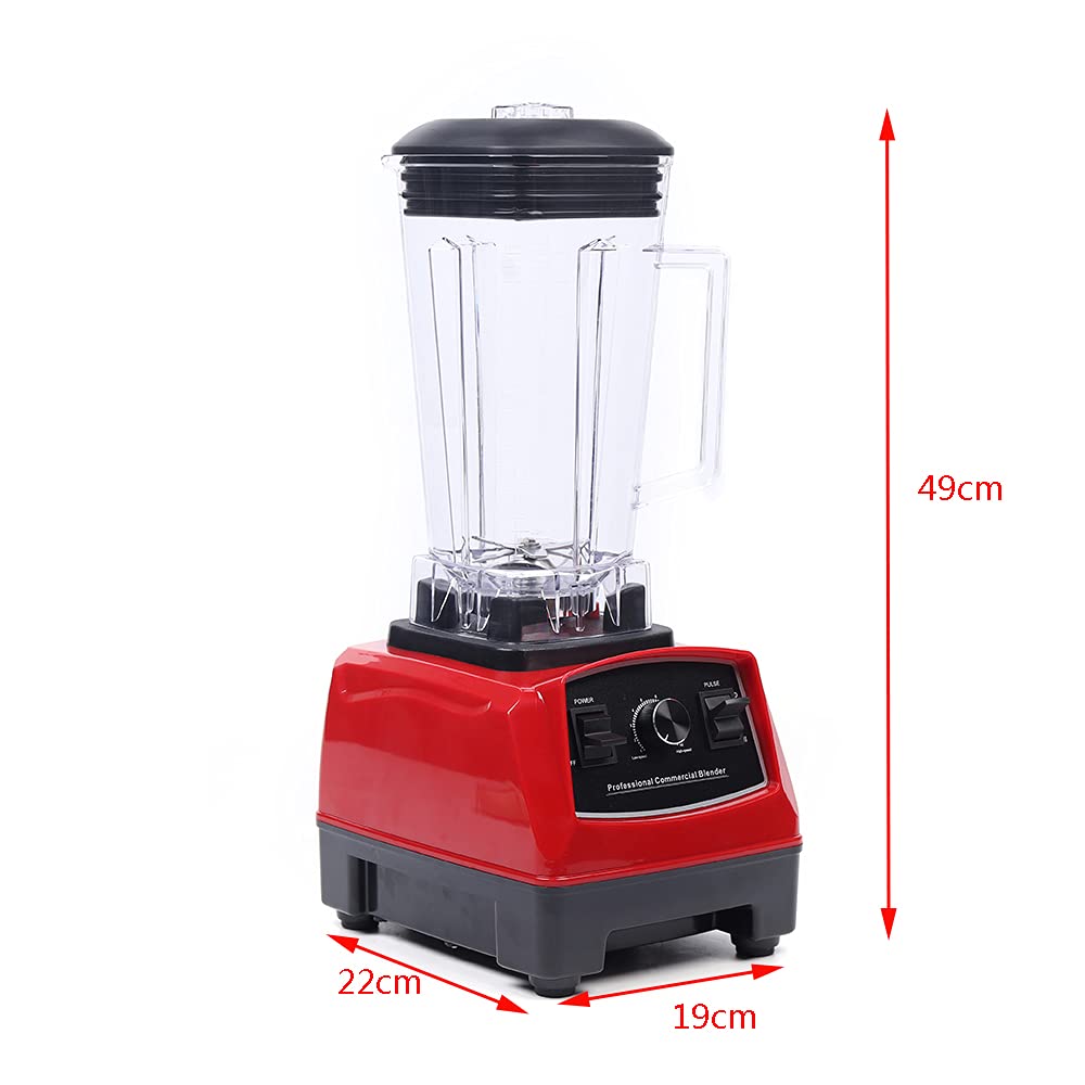 Smoothie Maker,110V Food Processor,1500W Food Prep Machine, 2L Frozen Blending, 27,000RPM Commercial Blender Mixer,YL-010 (Model:YL-010)
