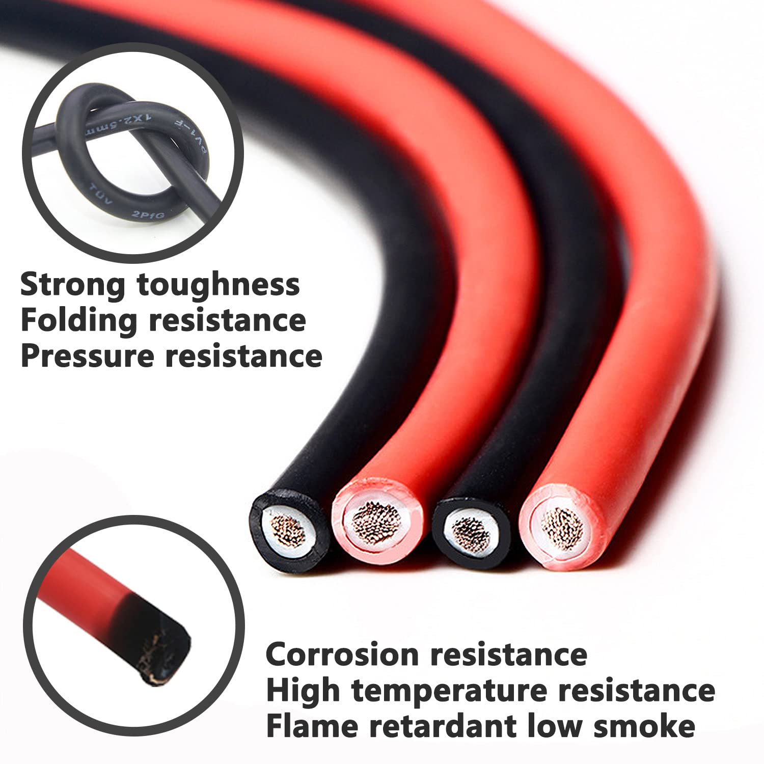 Kimystam 20 Feet 12AWG Solar Extension Cable with Female and Male Connector, for Solar Panel Connector,with Pair of Wire IP67 WaterproofConnectors Solar Panel Adaptor Kit Tool(20FT Red + 20FT Black)…