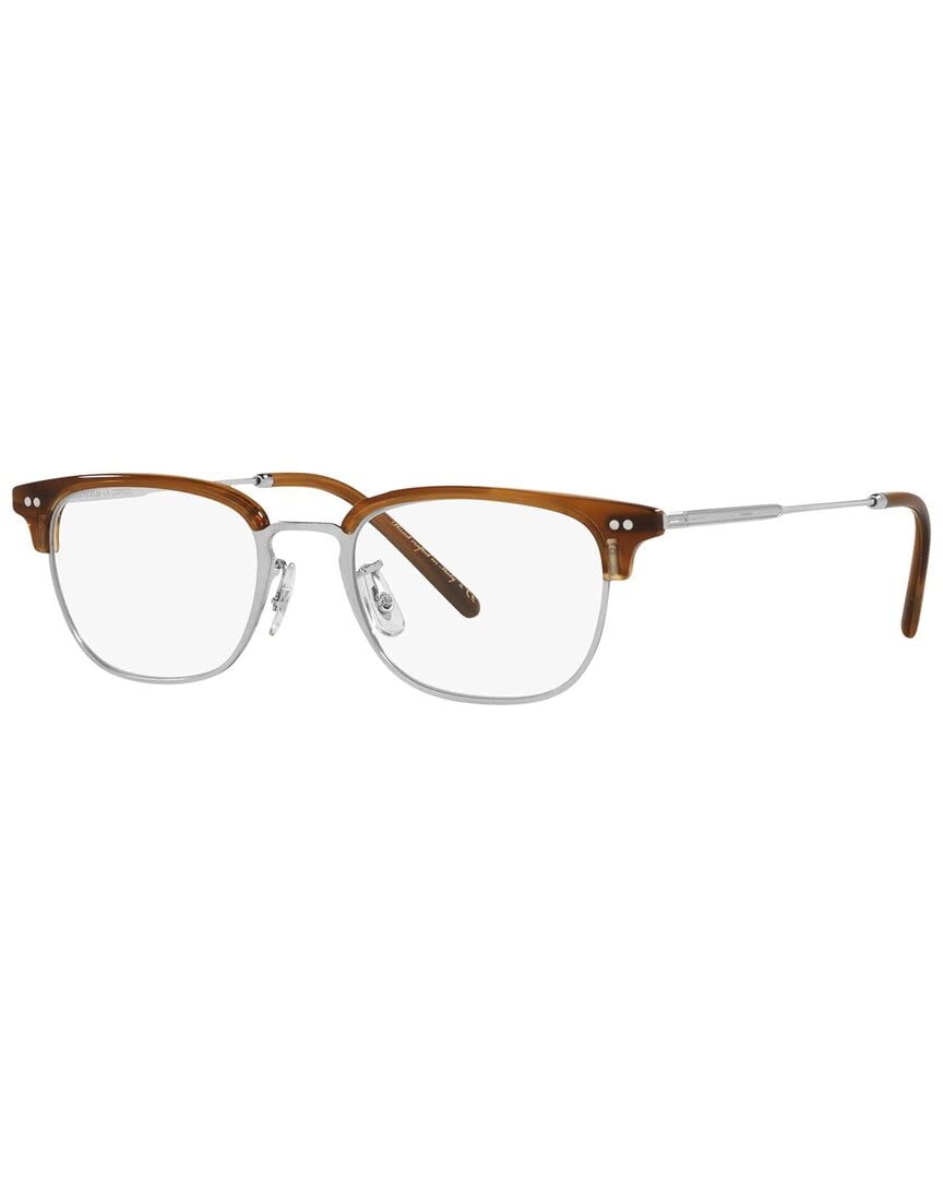 Oliver Peoples 0OV5468 Kesten 1011 Brushed Silver/Raintree Rectangular Unisex Eyeglasses