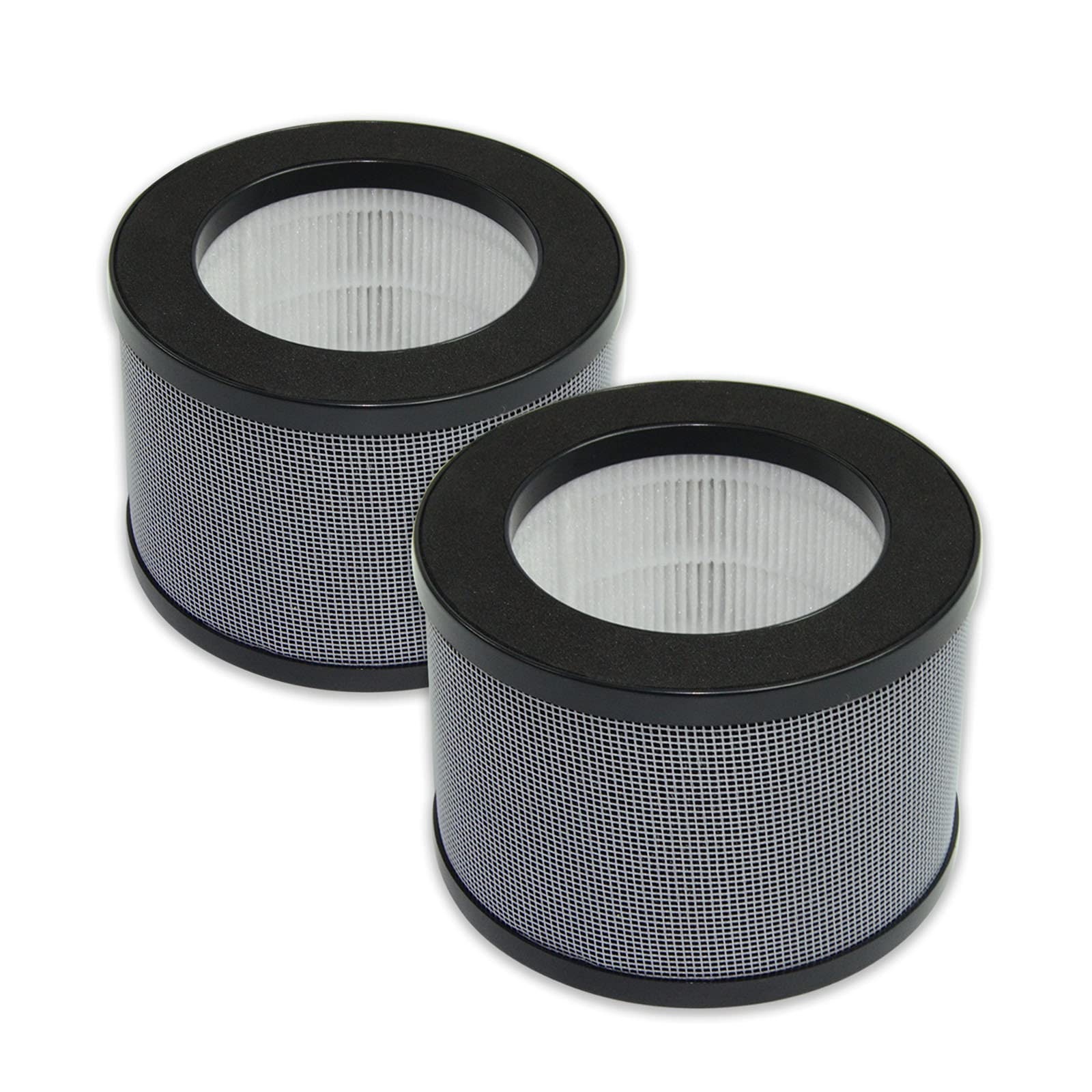 PUREBURG Replacement True HEPA Filters Compatible with isinlive vortex A5 Air Purifier,H13 3-Stage Filtration Activated carbon Air Clean Dust VOCs Odor,2-Pack