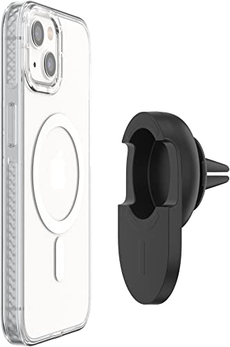 PopSockets: Car Mount Compatible with MagSafe, Magnetic Phone Holder for Car, Phone Mount for Car – Black