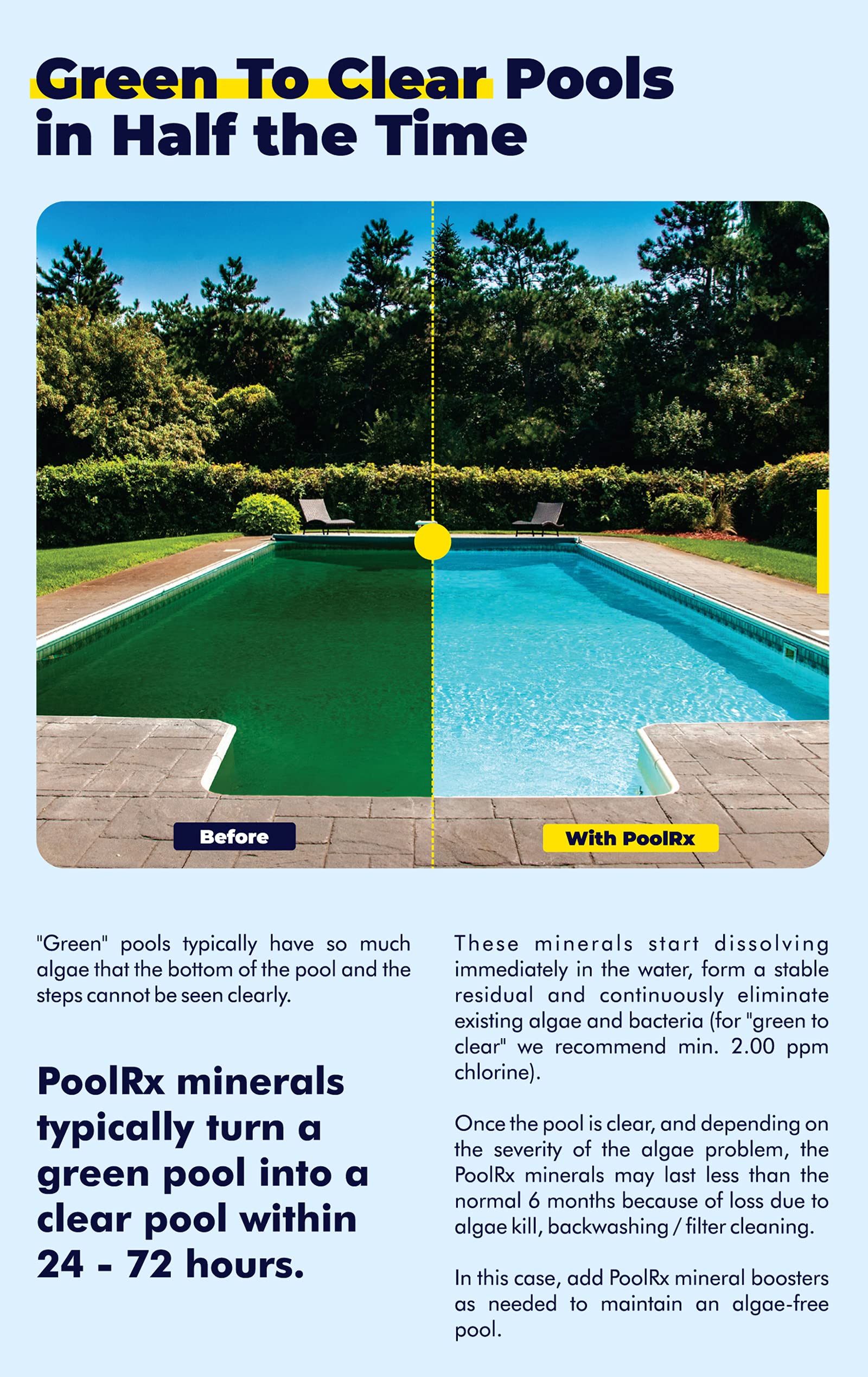 Pool Rx Booster Black 20k-30k Gallons, Booster - Single (102066)