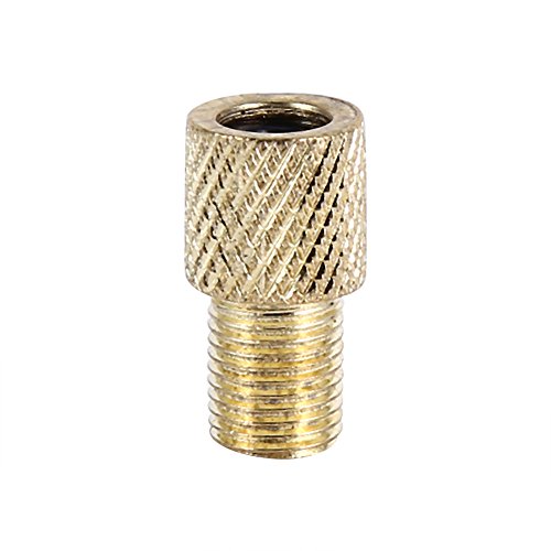 Mxzzand Bike Pump Adapter, Prevent Leakage Practical Brass Convenient Reliable Valve Adapter for Road Bike