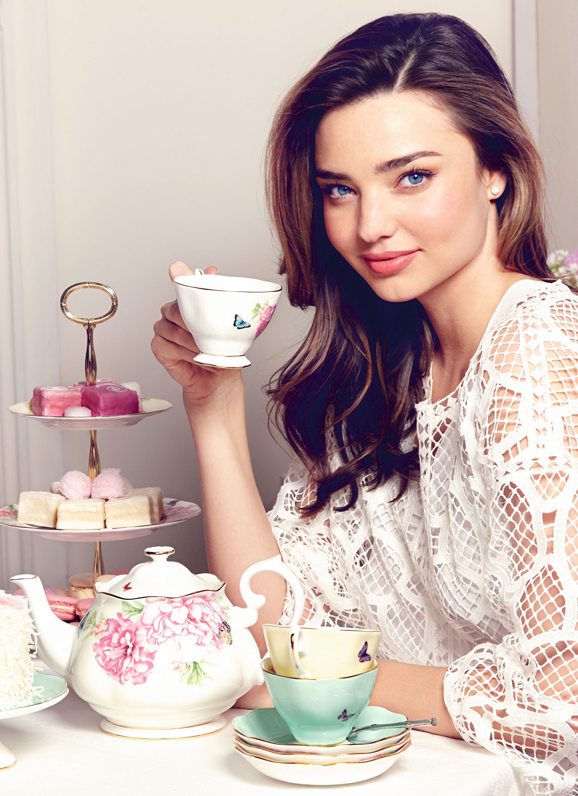 Miranda Kerr For Royal Albert Blessings 3-Piece Set (Teacup, Saucer & Plate 8")