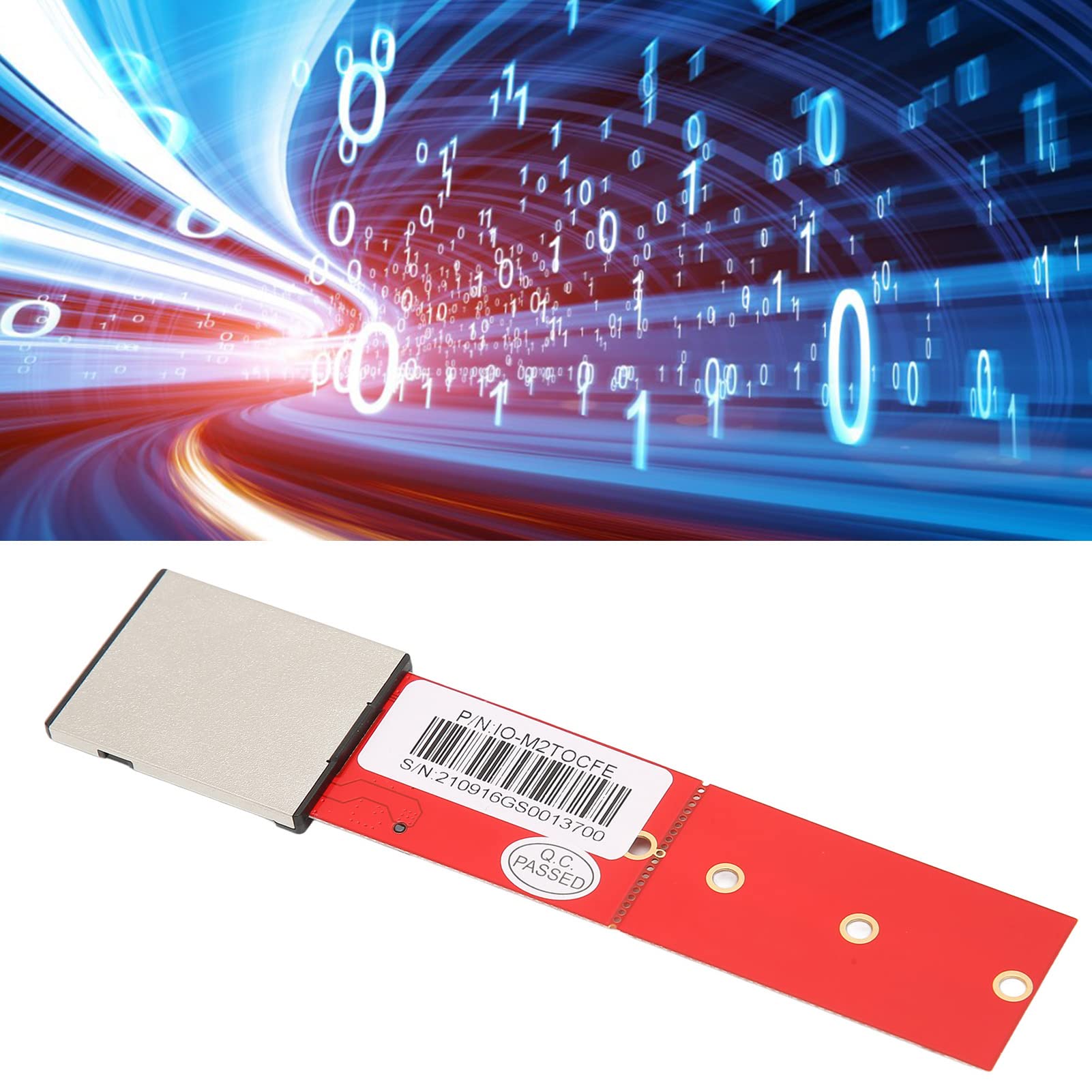 PUSOKEI CF to SSD M2 NVMe Adapter, 2000MBS PCIE Gen3x2 M.2 Expansion Card ForXbox Series X S CFexpress to M.2 NVMe SSD Adapter for CH SN530 1TB PCB Board