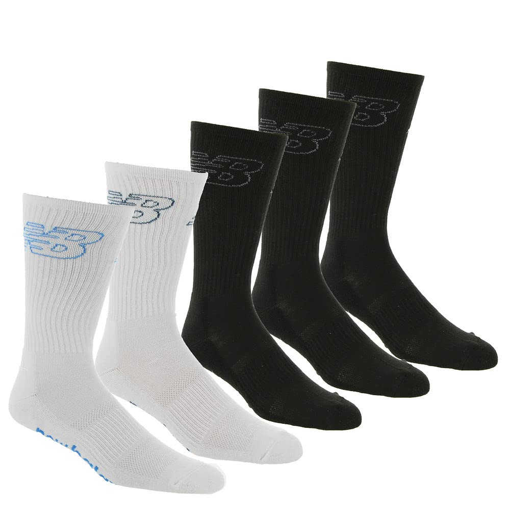 New Balance Men's Active Cushion Crew 5-Pack Socks